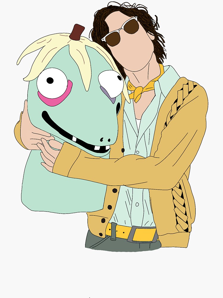 "Matthew Gray Gubler with Rumple Buttercup!" Sticker for Sale by gabi ...