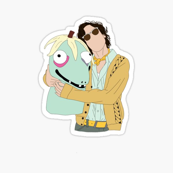 "Matthew Gray Gubler with Rumple Buttercup!" Sticker for Sale by gabi ...