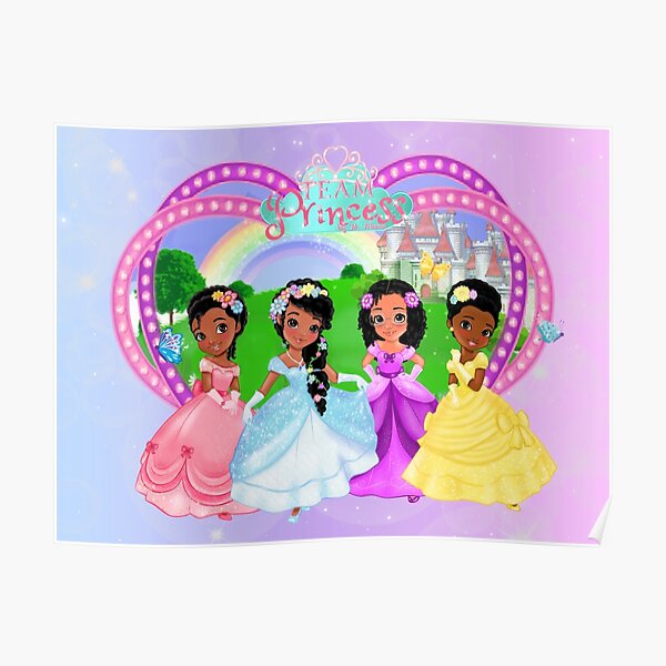 "Team Princess Collection -THE WHOLE TEAM" Poster by edenisafox | Redbubble