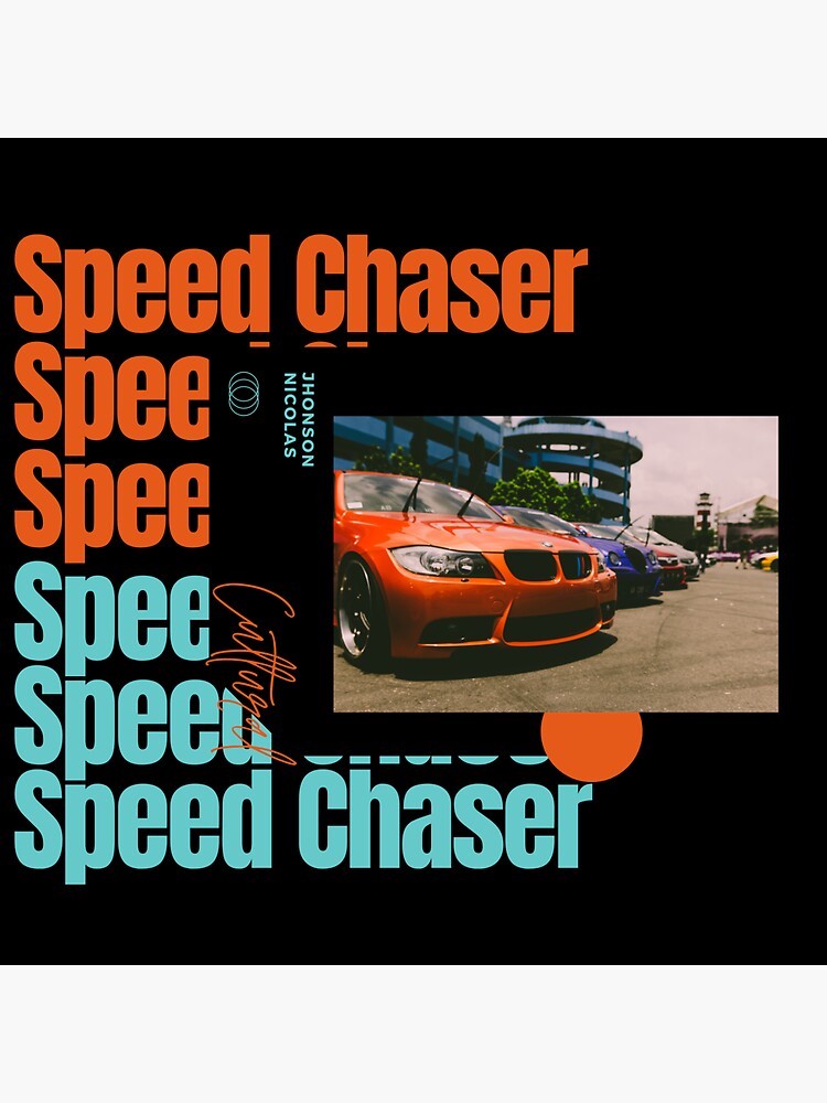 "Speed Chaser" Sticker for Sale by halleberg | Redbubble