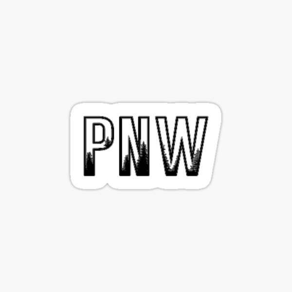 "PNW Sticker" Sticker by kierarudy | Redbubble