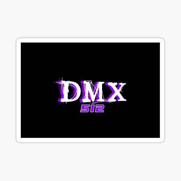 "Copy of DMX 512" Sticker for Sale by Freckle-Monster | Redbubble