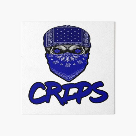 "skull gang crips" Art Board Print for Sale by 4e-Hokage | Redbubble
