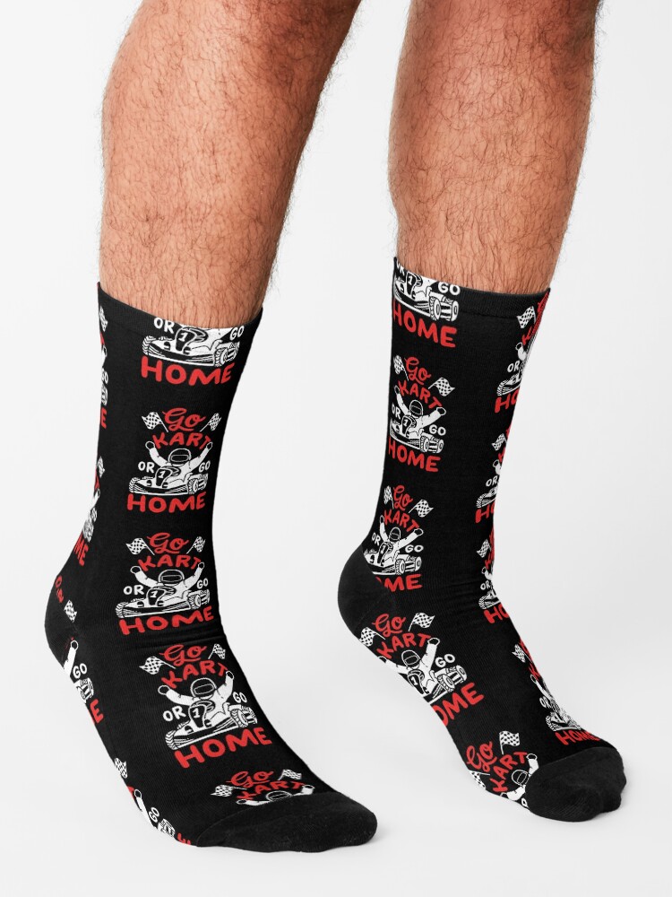 "Go Karting " Socks for Sale by kammoe | Redbubble