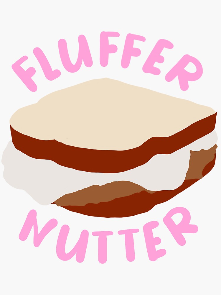 "Fluffernutter" Sticker for Sale by alicesong | Redbubble
