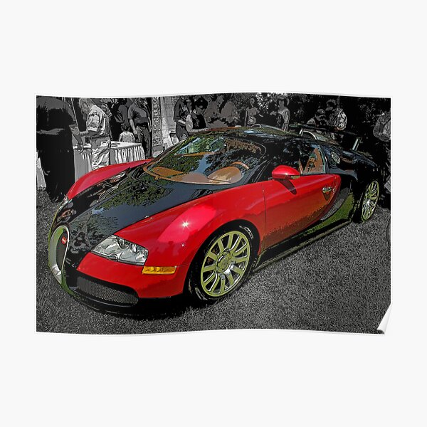 "Bugatti Veyron" Poster by TeaCee | Redbubble