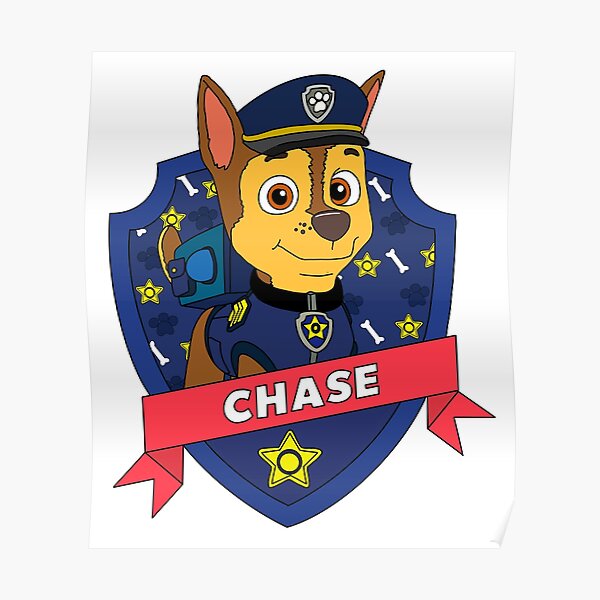 "Chase Badge" Poster for Sale by MammaPanda | Redbubble