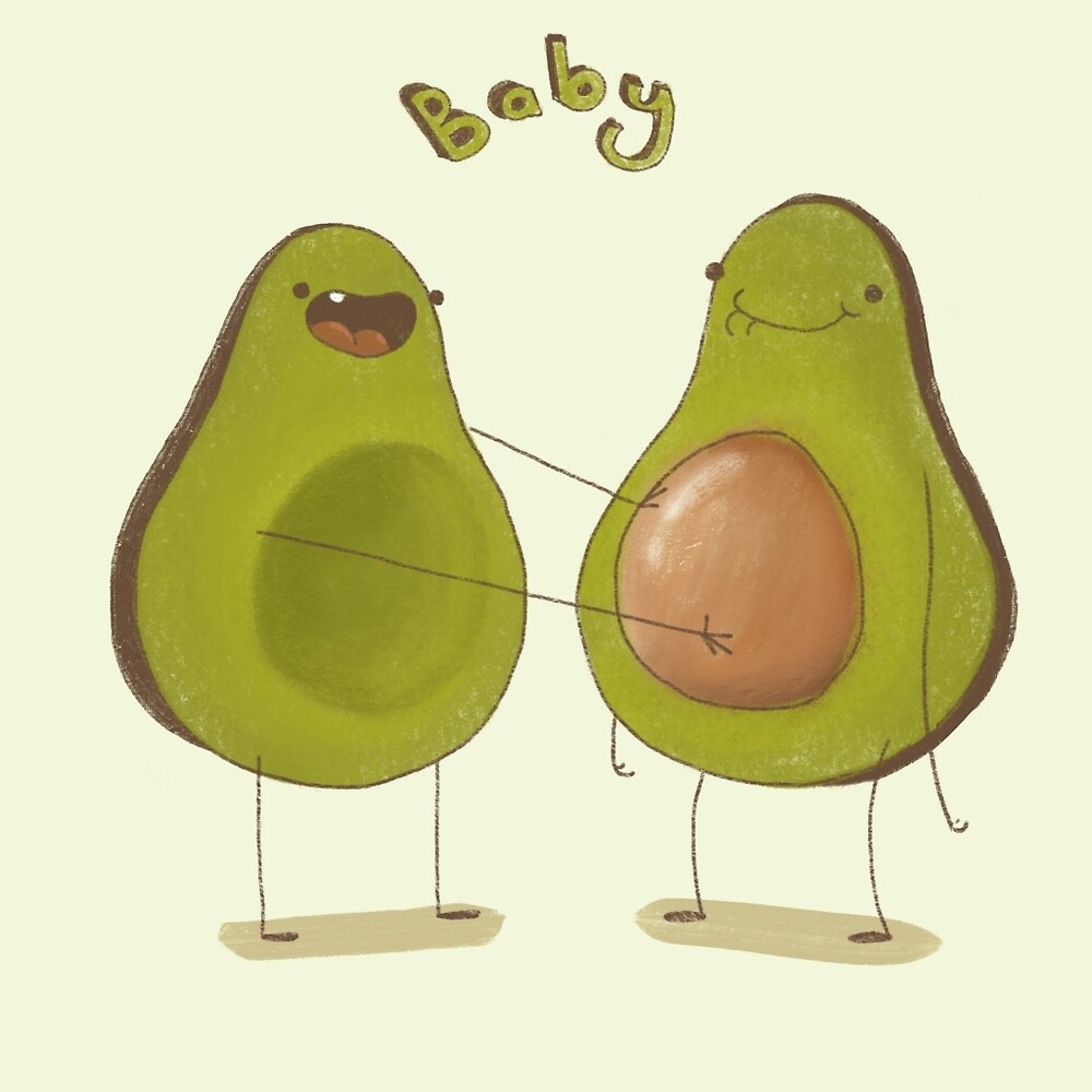 "Avocado Baby" by LisaVertudaches | Redbubble