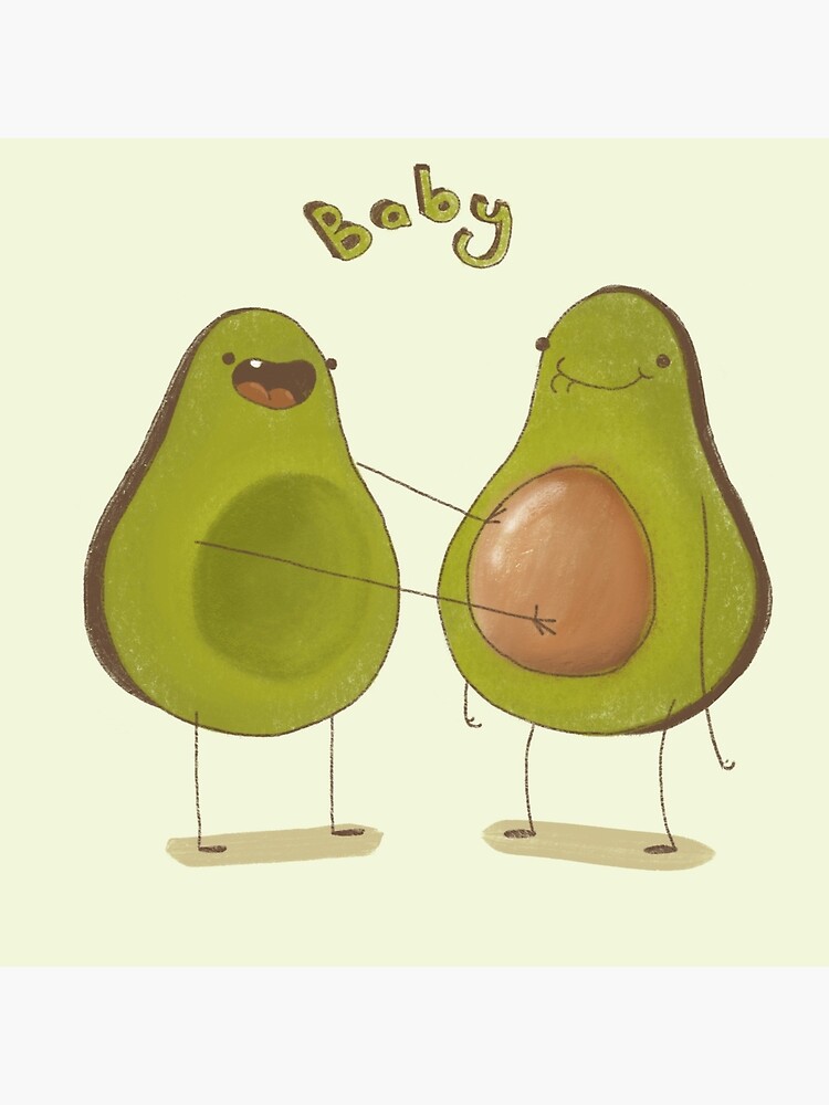 "Avocado Baby" Art Print for Sale by LisaVertudaches | Redbubble
