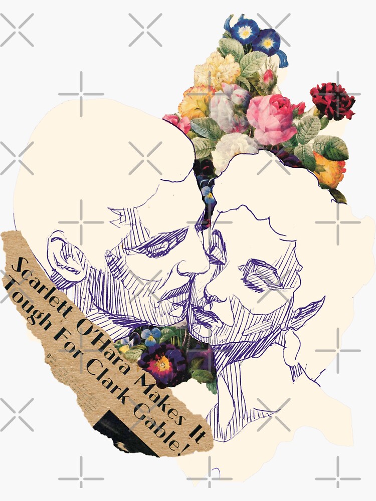 "Gone. " Sticker for Sale by Meemee1960 | Redbubble