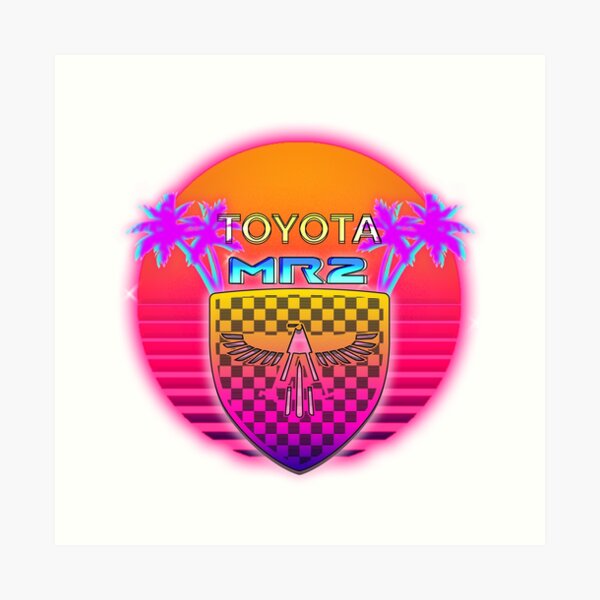 "Toyota MR2 Logo" Art Print by lithoman2 | Redbubble