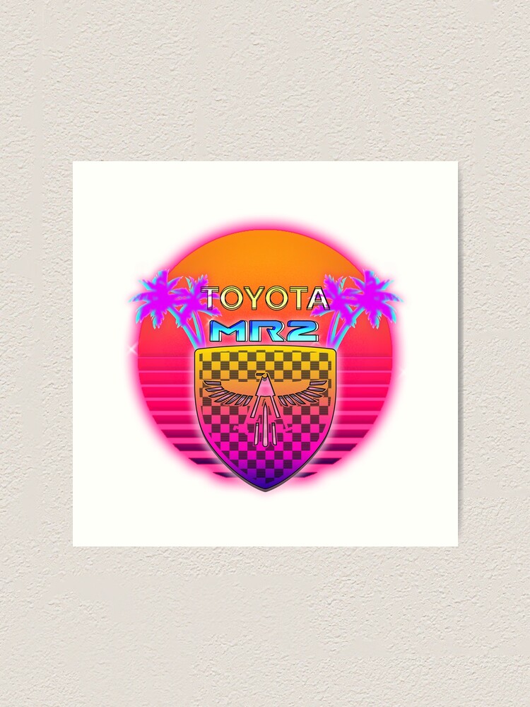 "Toyota MR2 Logo" Art Print by lithoman2 | Redbubble