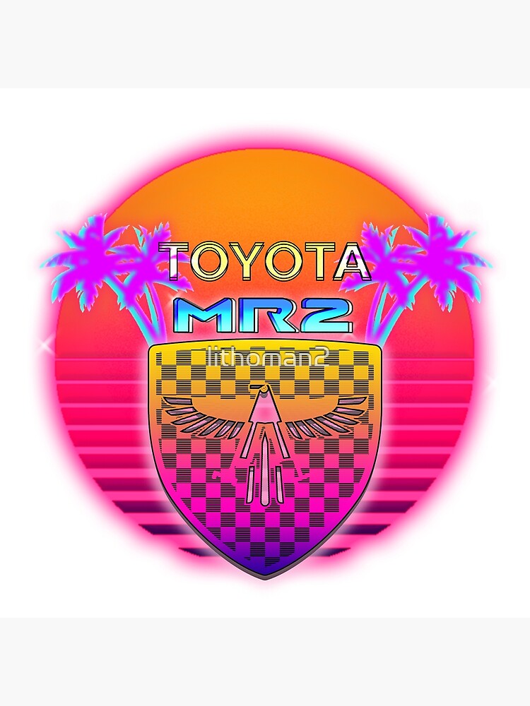 "Toyota MR2 Logo" Poster for Sale by lithoman2 | Redbubble