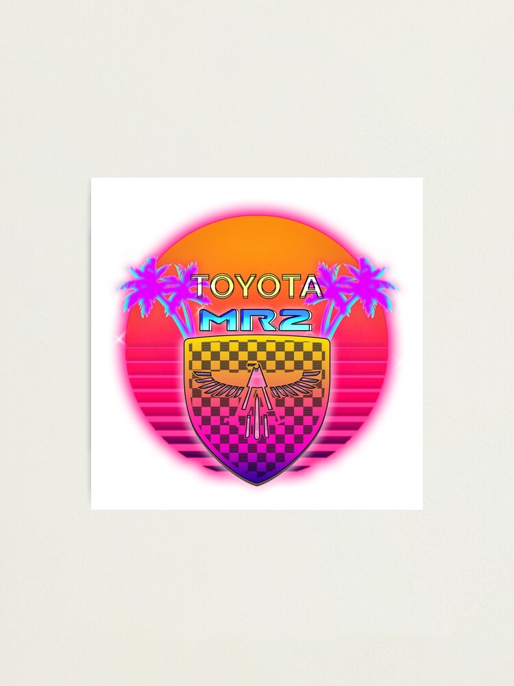 "Toyota MR2 Logo" Photographic Print for Sale by lithoman2 | Redbubble