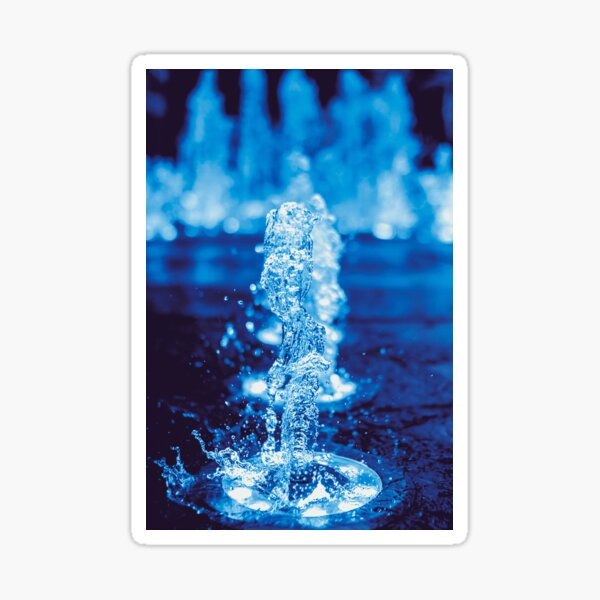"Realistic Water Splash" Sticker by ShopManea | Redbubble