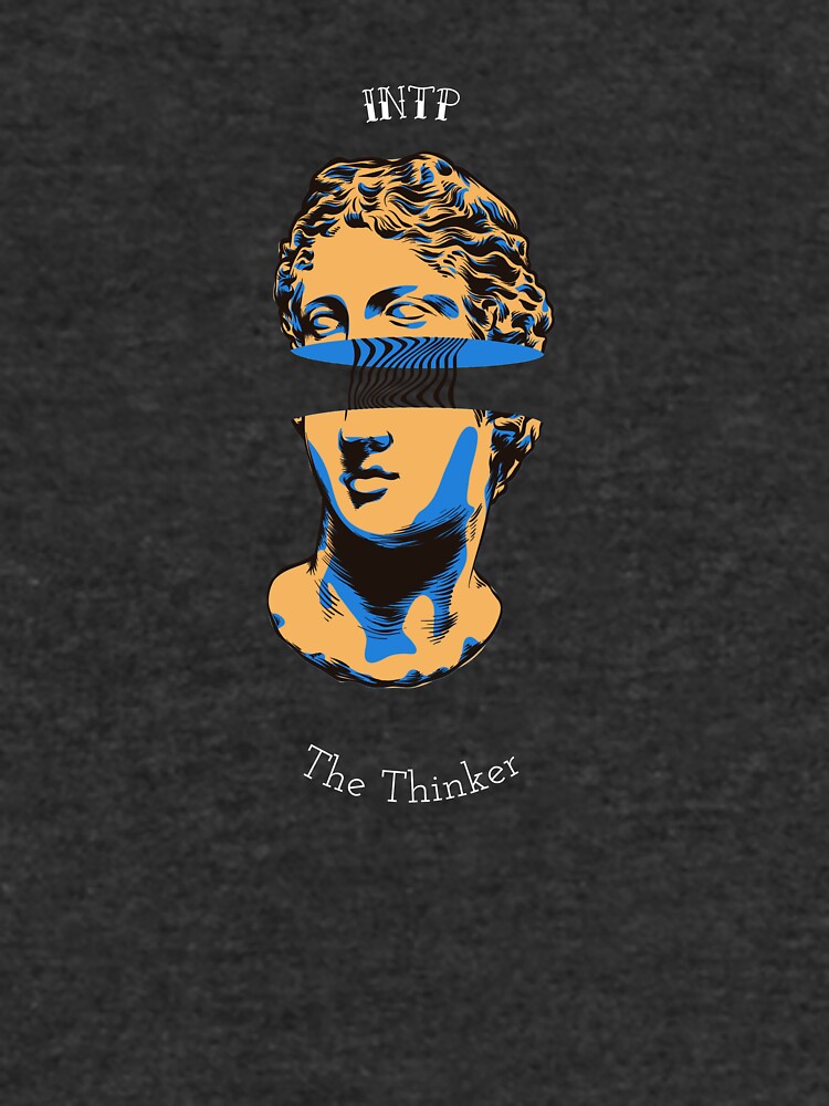 "INTP - The Thinker" Lightweight Hoodie by JustMyTypeMBTI | Redbubble