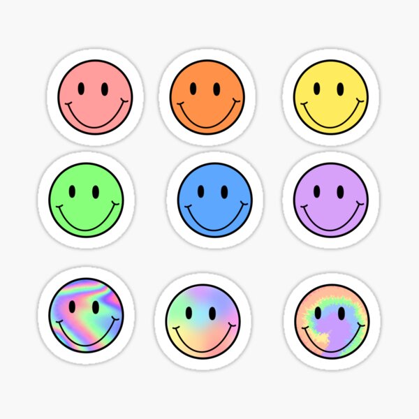 "Smiley Face Pack " Sticker by Stickersbyceci | Redbubble