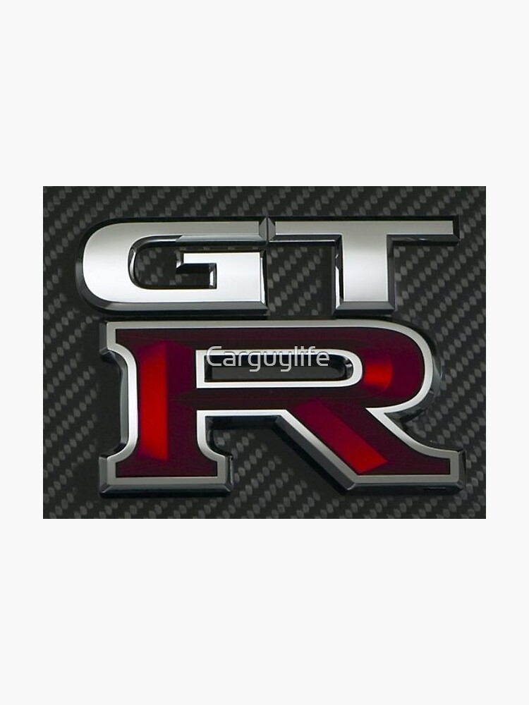"Gtr logo" Sticker for Sale by Carguylife | Redbubble