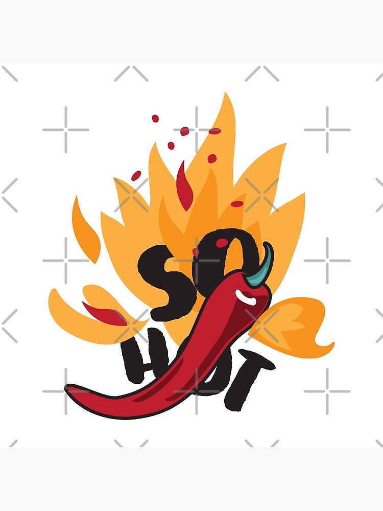 "Hot Chilli Sticker" Poster for Sale by HarshalPardeshi | Redbubble