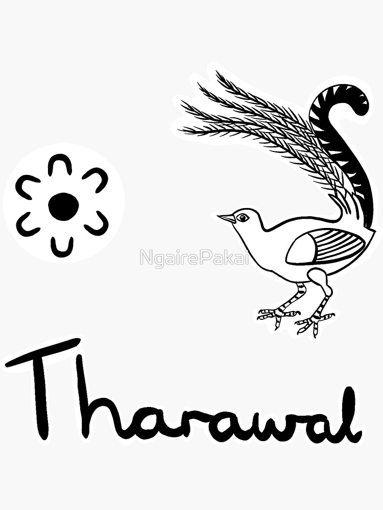 "Tharawal" Sticker for Sale by NgairePakai | Redbubble