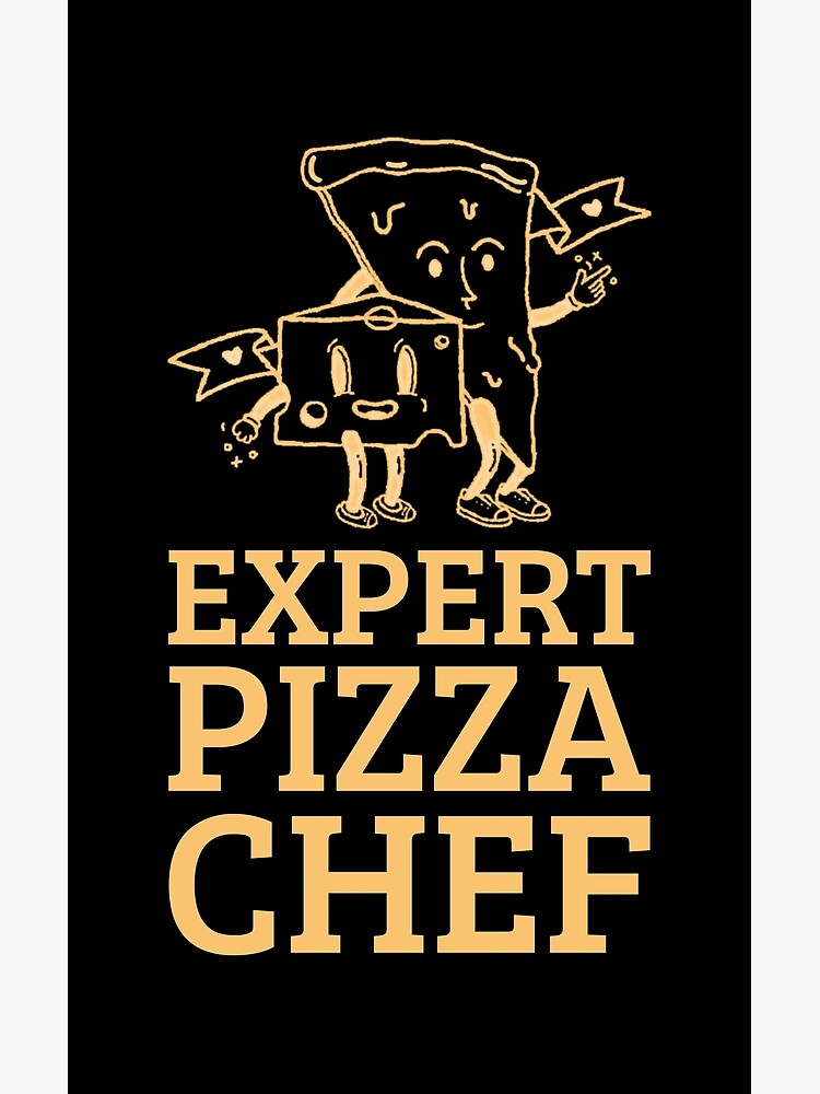 "Home Cook Pizza Meme Cheese Slice Cartoon" Poster by quoteology ...