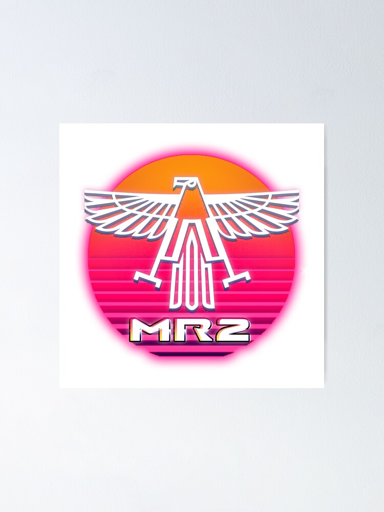"Toyota Outrun MR2 Logo" Poster for Sale by lithoman2 | Redbubble