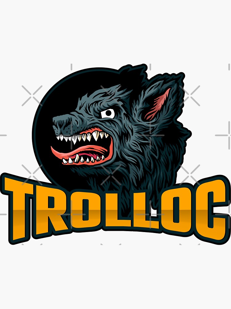 "Wheel Of Time: Trolloc" Sticker by CeasarBratz | Redbubble