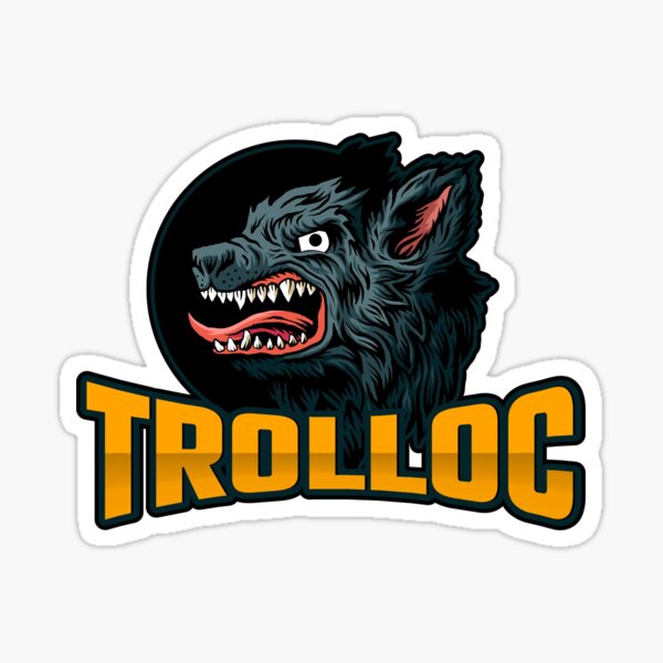 "Wheel Of Time: Trolloc" Sticker by CeasarBratz | Redbubble