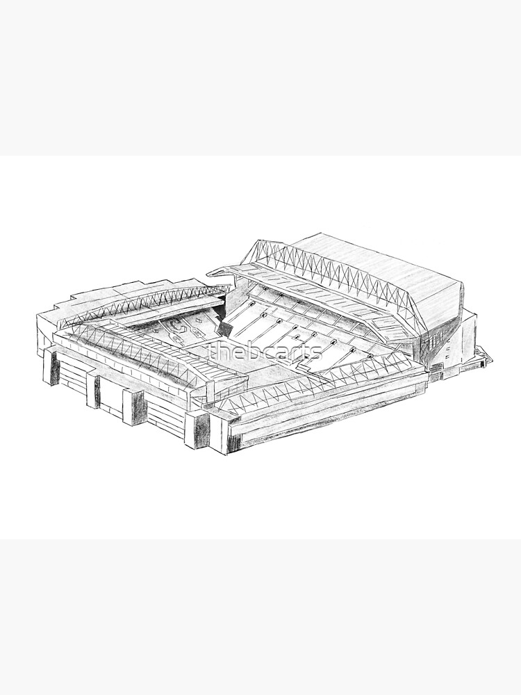 "Liverpool Anfield Sketch" Poster for Sale by thebcarts | Redbubble