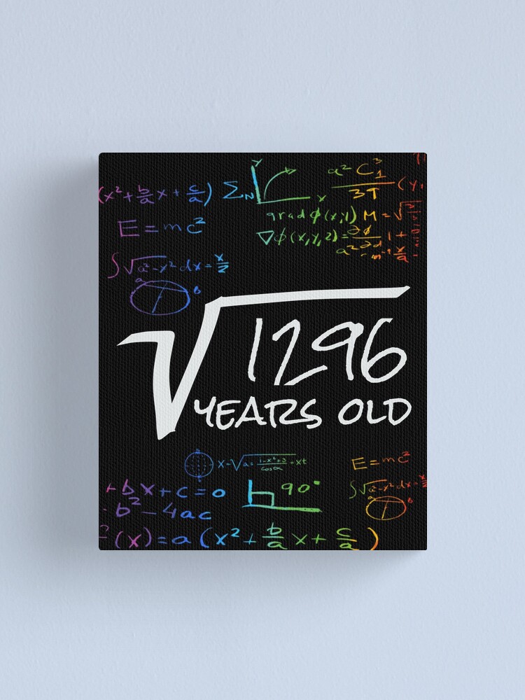 Funny 36th Birthday Math Design Square Root Of 1296 36 Years Old funny-36th-birthday-math-design-square-root-of-1296-36-years-old