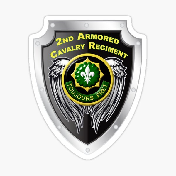 "2nd Armored Cavalry Regiment " Sticker by SoldierAlways | Redbubble
