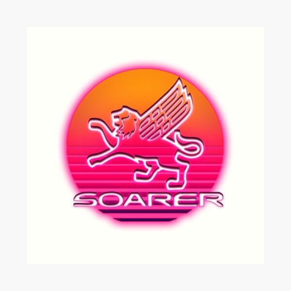 "Toyota Soarer Outrun Logo" Art Print for Sale by lithoman2 | Redbubble