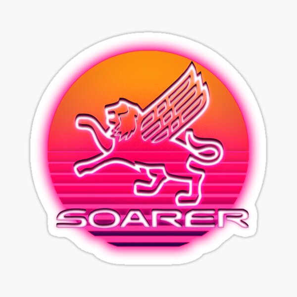"Toyota Soarer Outrun Logo" Sticker for Sale by lithoman2 | Redbubble