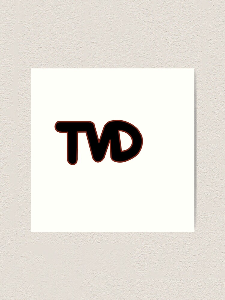 "TVD logo " Art Print by stickersbykitty | Redbubble