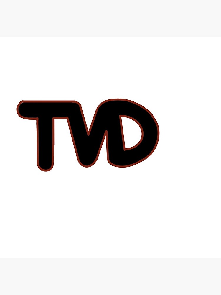 "TVD logo " Art Print by stickersbykitty | Redbubble