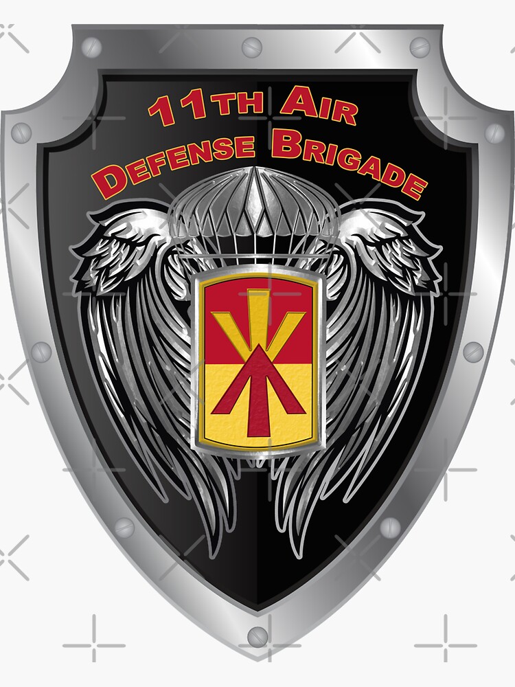"11th Air Defense Brigade Customized Shield" Sticker by SoldierAlways ...