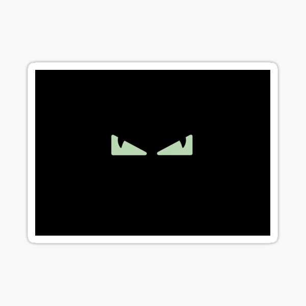 "Demon eyes" Sticker by BIleana | Redbubble