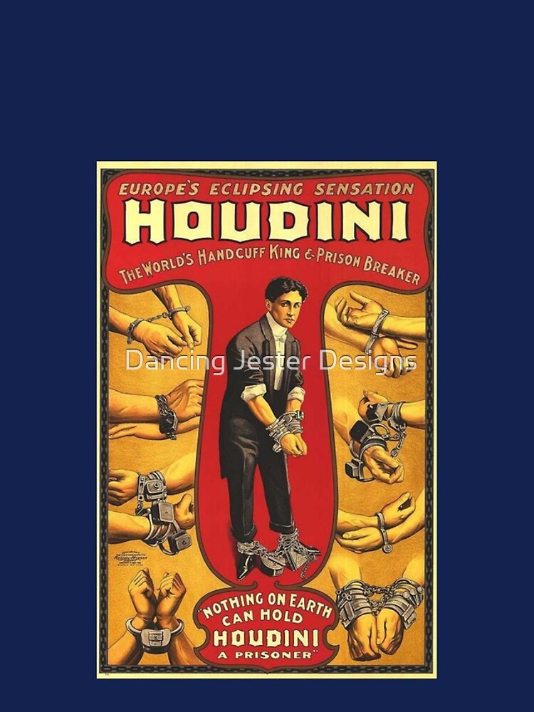"Houdini - The king of handcuffs " iPhone Case for Sale by Screaming ...