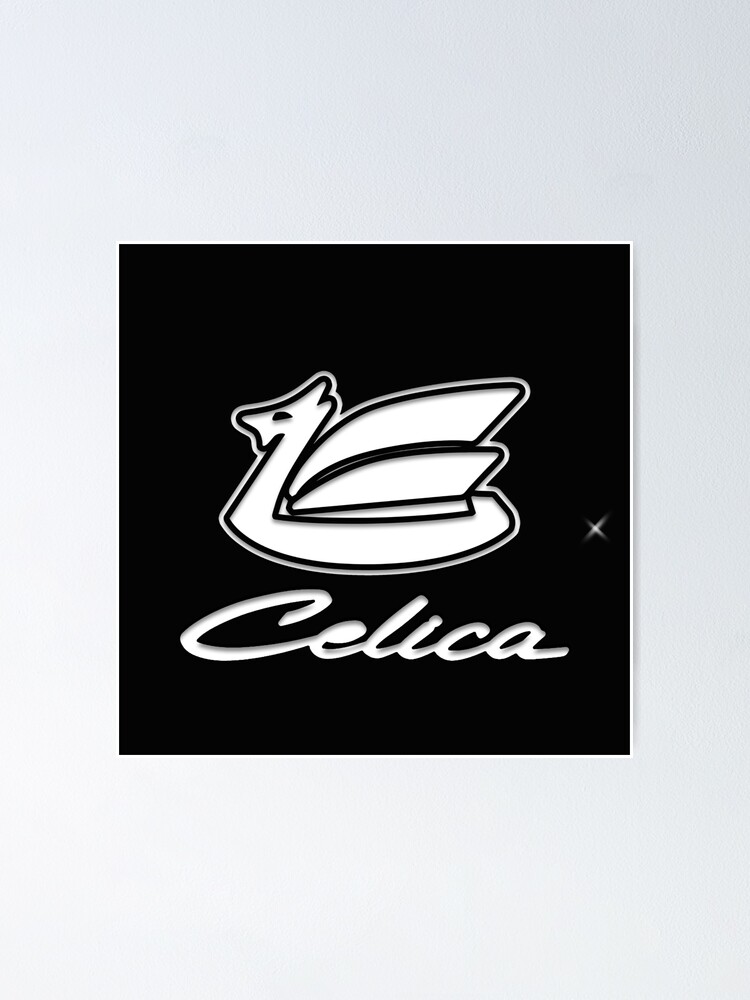 "Toyota Celica Logo" Poster for Sale by lithoman2 | Redbubble