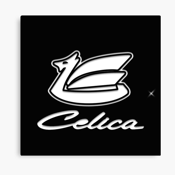 "Toyota Celica Logo" Canvas Print by lithoman2 | Redbubble