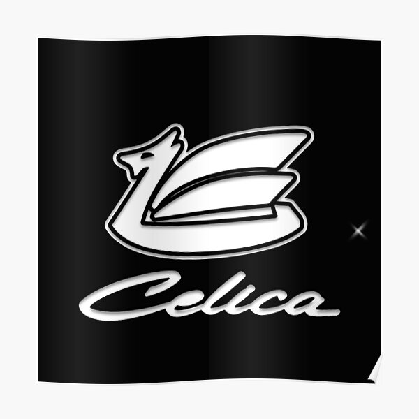 "Toyota Celica Logo" Poster for Sale by lithoman2 | Redbubble