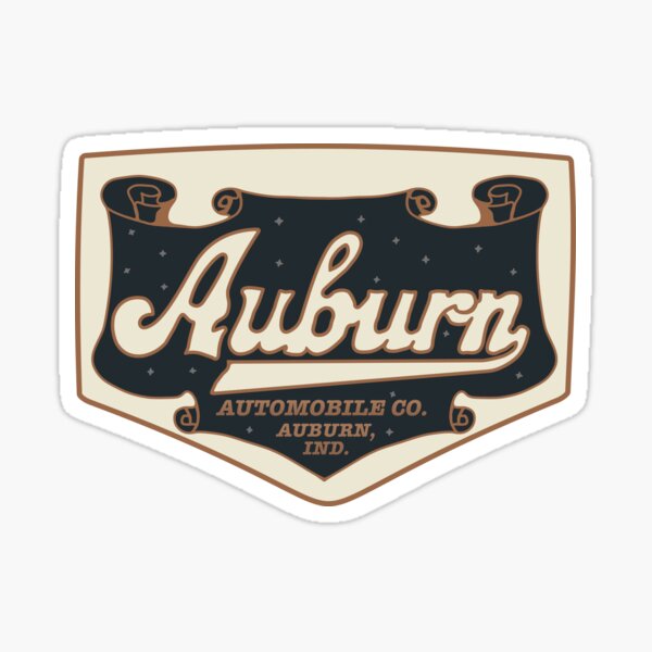 "Auburn Automobiles Logo" Sticker for Sale by WayneBrant | Redbubble