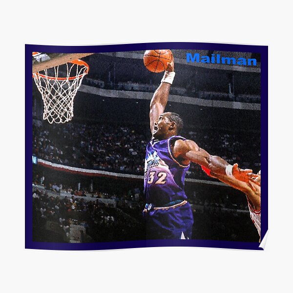 "Karl Malone" Poster for Sale by PetrusijanA | Redbubble