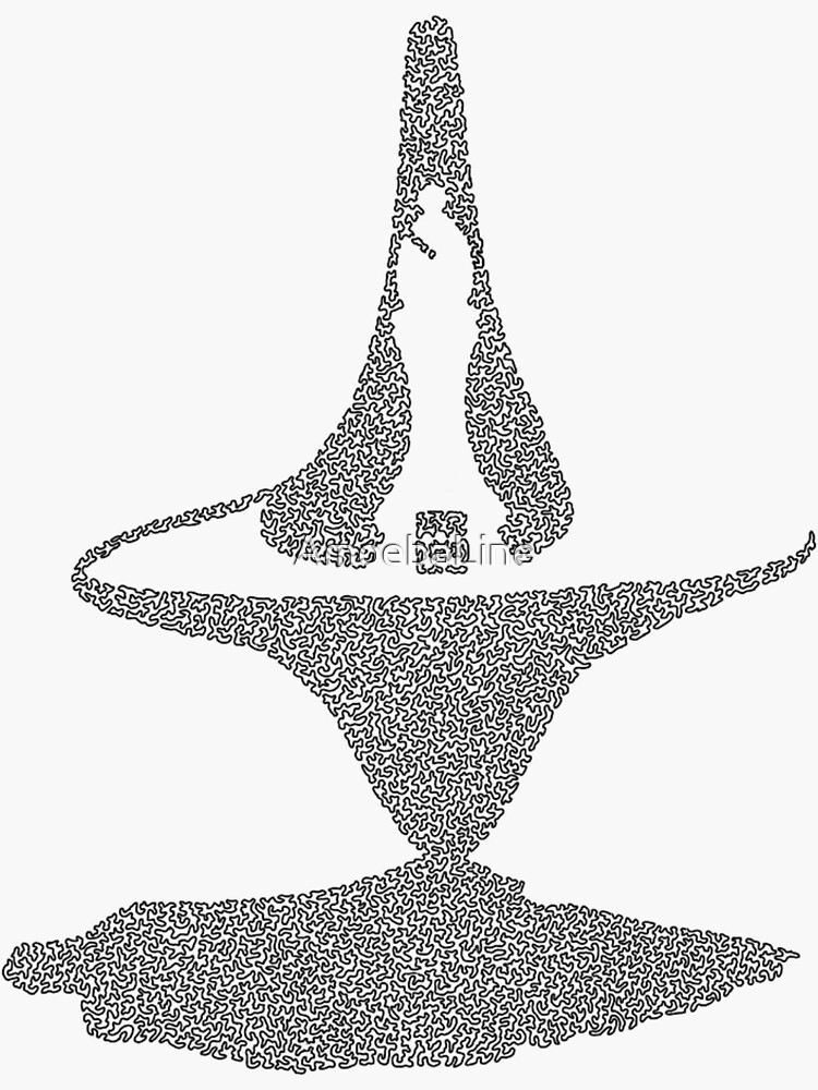 Pegatina «Peonza totem laberinto de amebas de la película Origen ...