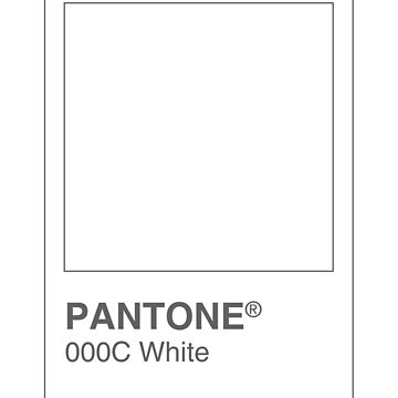 "Pantone White 000C Minimal" Canvas Print for Sale by Sadaf F K ...