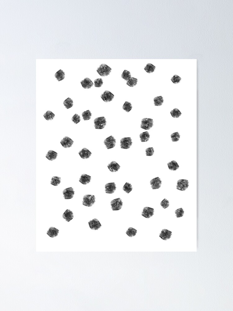 "Black Doted" Poster by dhikarus | Redbubble