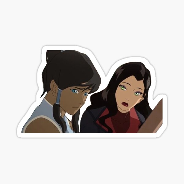 "Korrasami" Sticker by SpaztasticNerd | Redbubble