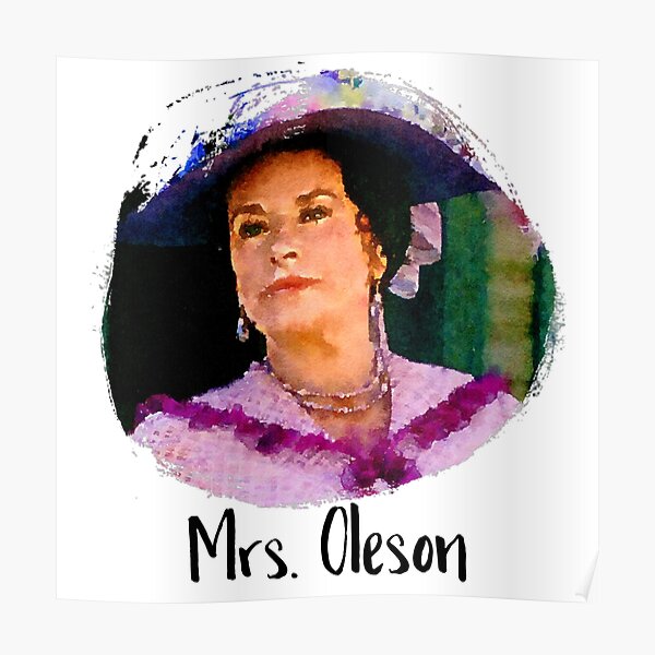 "Little House on the Prairie Mrs. Oleson" Poster for Sale by DNiceGirl ...