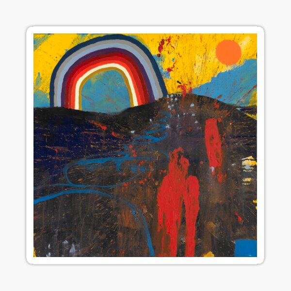 "Number 2 (Rainbow Series)" Sticker for Sale by natpendlebury | Redbubble