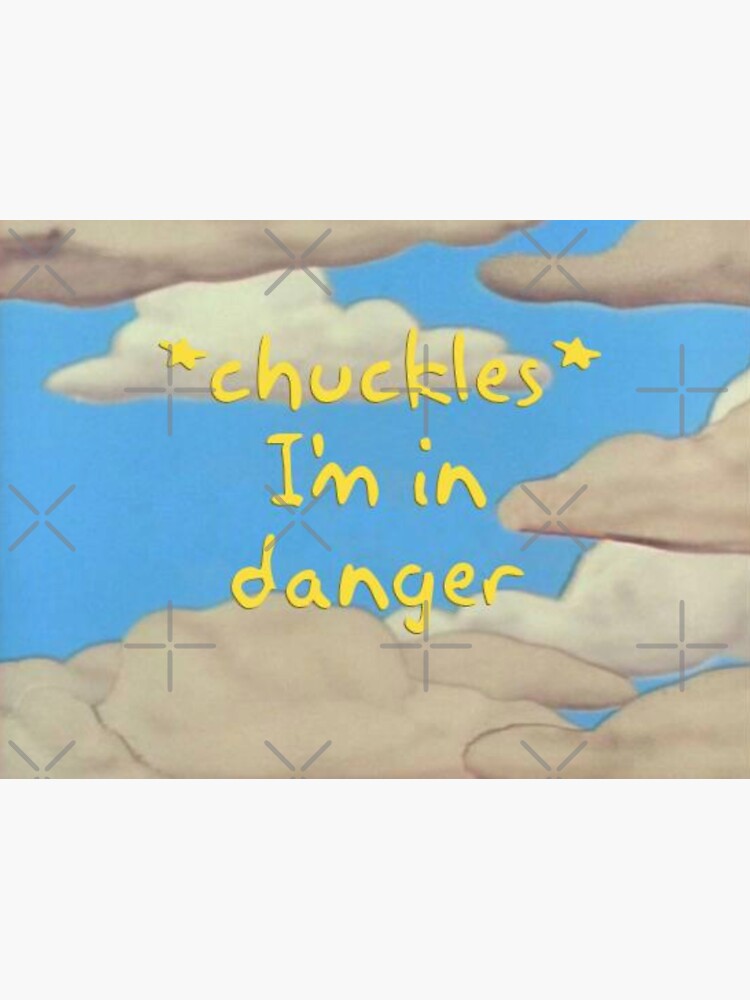 "Ralph chuckles I'm in danger" Sticker for Sale by Daisies123 | Redbubble